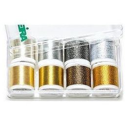 Madeira Stickgarn Metallic "Gold und Silber", Inhalt: 8 Spulen