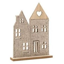 buttinette Deko-Haus zum Stellen aus Filz, 15 x 4 x 23 cm