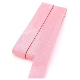 buttinette Baumwoll-Schrägband, rosa, Breite: 2 cm, Länge: 5 m