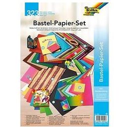 buttinette folia Bastel-Papier-Set, 323-teilig
