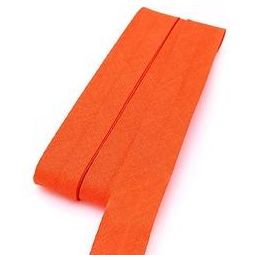buttinette Baumwoll-Schrägband, orange, Breite: 2 cm, Länge: 5 m
