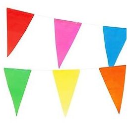 buttinette Papier-Wimpelkette, bunt, 10 Meter