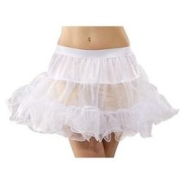 buttinette Soft-Tüll Petticoat für Kinder, weiß, 3-lagig