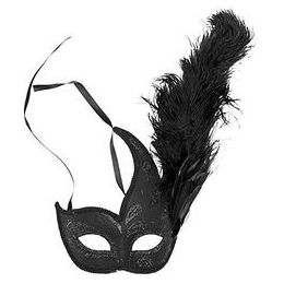buttinette Maske "Venezia", schwarz