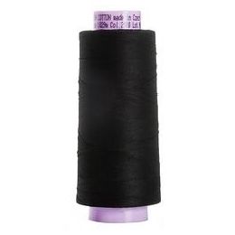 Mettler Silk Finish Cotton Maschinen- & Handquiltgarn, Stärke: 50, 1829m-Spule, schwarz