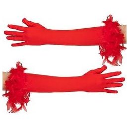buttinette Handschuhe "Glamour", rot