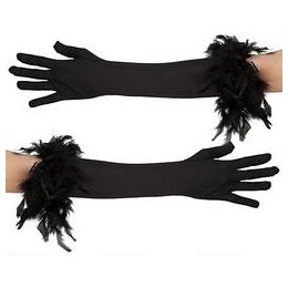 buttinette Handschuhe "Glamour", schwarz