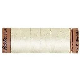 Mettler Silk Finish Cotton Maschinen- & Handquiltgarn, Stärke: 40, 150m-Spule, ecru