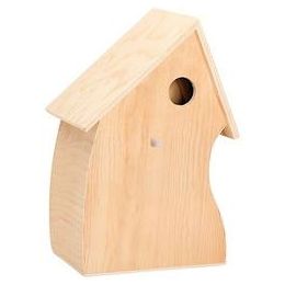 buttinette Vogelhaus aus Holz, 20 x 14 x 30,5 cm