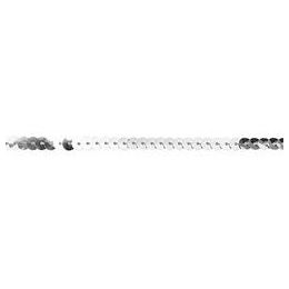 buttinette Paillettenband, silber, Breite: 6 mm, Länge: 3 m