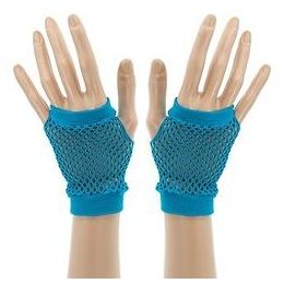 buttinette Netz-Handschuhe, türkis