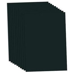 buttinette Tonzeichenpapier, schwarz, 50 x 70 cm, 10 Blatt