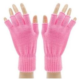 buttinette Strick-Handschuhe, rosa