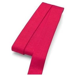buttinette Jersey-Einfassband, magenta, Breite: 2 cm, Länge: 3 m