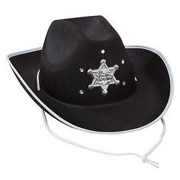 buttinette Kinder-Cowboyhut "Sheriff", schwarz