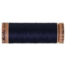 Mettler Silk Finish Cotton Maschinen- & Handquiltgarn, Stärke: 40, 150m-Spule, marine