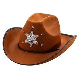 buttinette Kinder-Cowboyhut "Sheriff", braun