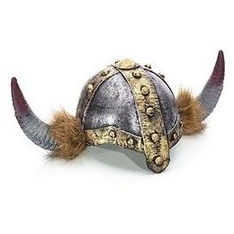 buttinette Helm "Wikinger", silber/gold