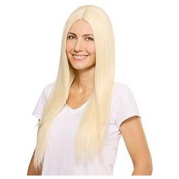 buttinette Langhaarperücke "Lisa", platinblond, hitzebeständig