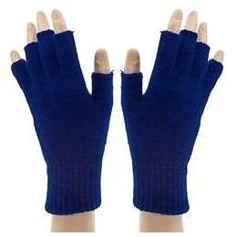 buttinette Strick-Handschuhe , dunkelblau