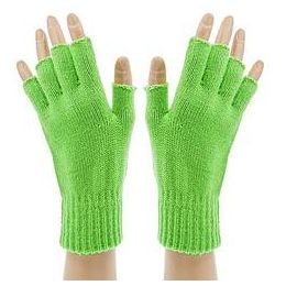 buttinette Strick-Handschuhe, hellgrün