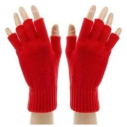 buttinette Strick-Handschuhe, rot