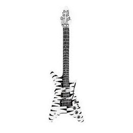 buttinette E-Gitarre "Black & White", aufblasbar