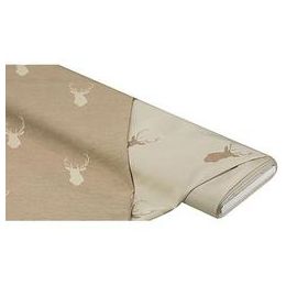 buttinette Jacquard Hirsch, natur/beige