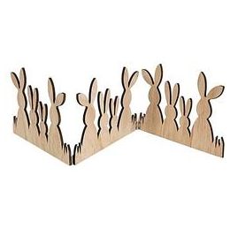 buttinette Hasen aus Holz, 66 x 14 cm