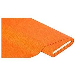 buttinette Beschichtetes Baumwollmischgewebe "Meran" Uni, orange