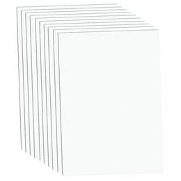 buttinette Fotokarton, weiß, 50 x 70 cm, 10 Blatt