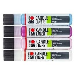 Marabu Candle-Liner-Set Trend, 4x 25 ml