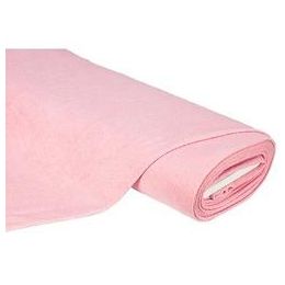 buttinette Baumwoll-Polyester-Fleece, rosa