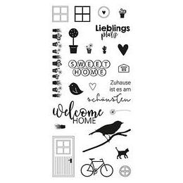 Rayher Clear Stempel-Set "Welcome Home"