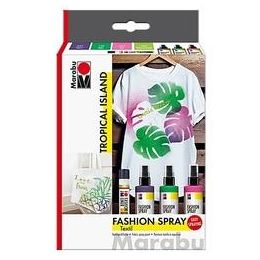 Marabu Fashion-Spray-Set "Tropical Island", 3x 100 ml