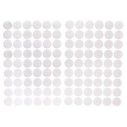 buttinette Klettverschlusspunkte, selbstklebend, weiß, 20 mm Ø, 54 Paar