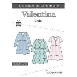 Fadenkäfer Fadenkäfer Schnitt "Kleid Valentina" für Kinder