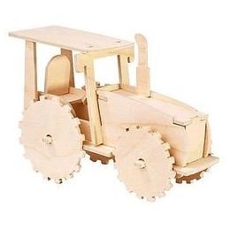 buttinette Holzbausatz Traktor, 15 x 11 cm