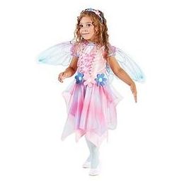 buttinette Fee-Kostüm "Bella" für Kinder, rosa/hellblau