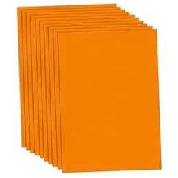 buttinette Fotokarton, orange, 50 x 70 cm, 10 Blatt