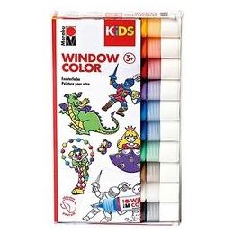 Marabu KiDS Window Color, 10x 25 ml