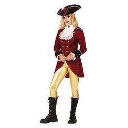 buttinette Piratenjacke für Damen, rot