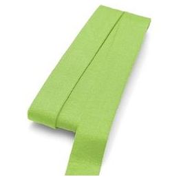 buttinette Jersey-Einfassband, hellgrün, Breite: 2 cm, Länge: 3 m