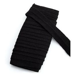 buttinette Stricktresse, schwarz, 3 cm, Länge: 5 m