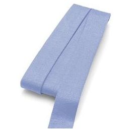 buttinette Jersey-Einfassband, blau, Breite: 2 cm, Länge: 3 m