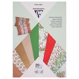 buttinette Papierblock "Naturmix", 21 x 29,7 cm, 20 Blatt