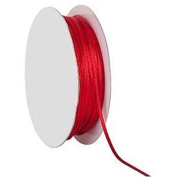 buttinette Satinkordel, rot, 2 mm, 20 m