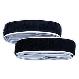 buttinette Klettverschlussband, selbstklebend, schwarz, Breite: 2 cm, Inhalt: je 1 m