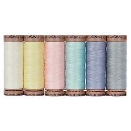 Mettler Silk Finish Cotton "Pastell", Stärke: 40, Inhalt: 6x 150 m