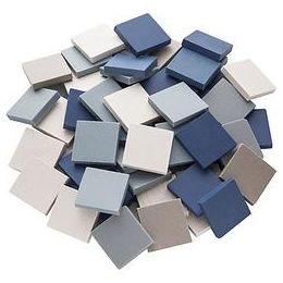 buttinette Ceraton-Mosaik blau-mix, 20 x 20 mm, 280 g